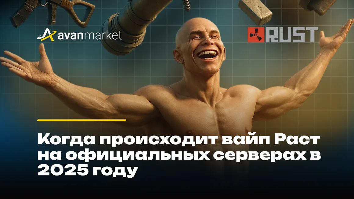 Когда происходит вайп Раст на официальных серверах